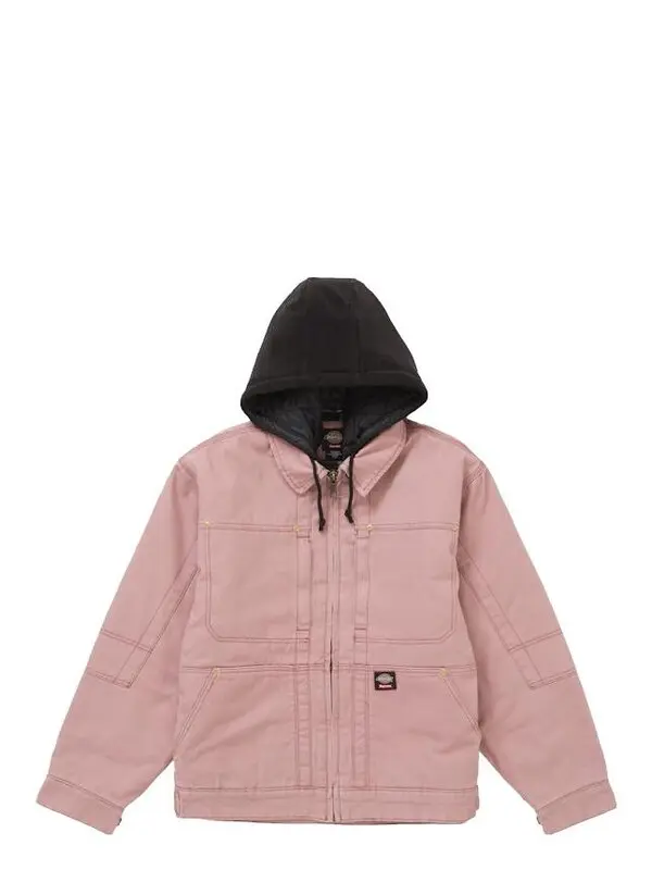Supreme Dickies Hooded Work Jacket - Pink