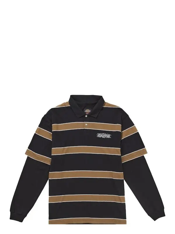 Supreme Dickies Thermal Polo Shirt - Black