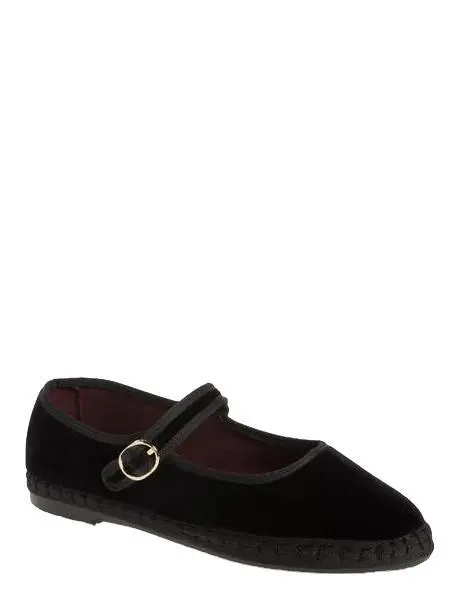 FLABELUS Antonia Mary Jane Flat - Black