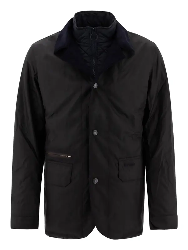 Barbour Utility Sapper Waxed Jacket - Blue