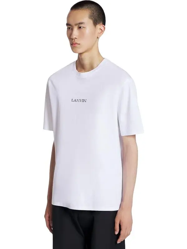 LANVIN Logo T-shirt - Optic White