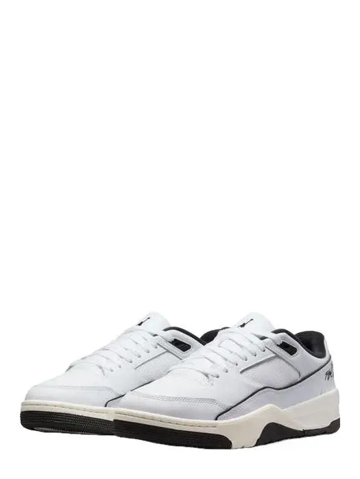 JORDAN Flight Court Sneaker - White/ Black/ Sail