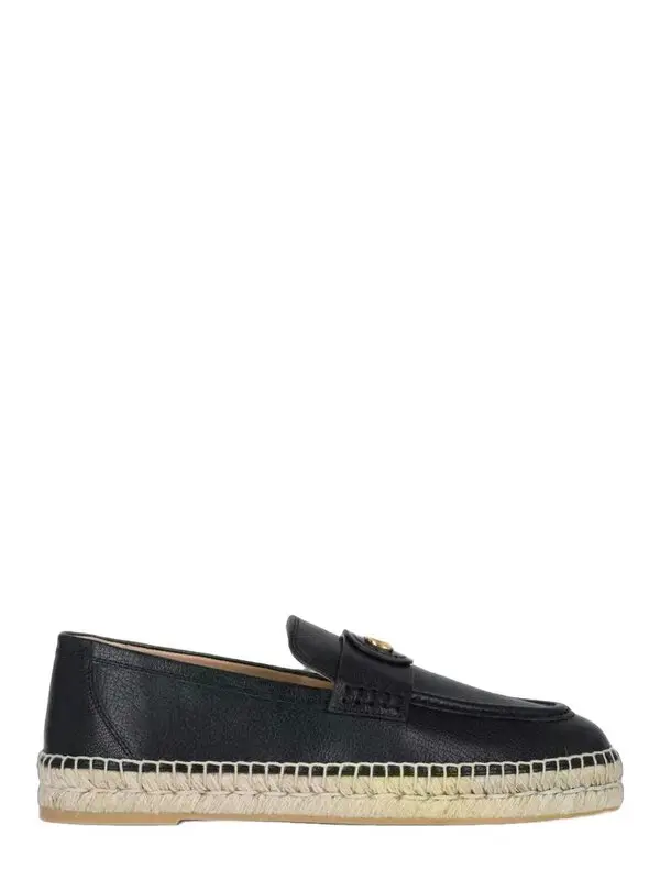 Valentino Garavani Palm Avenue Calfskin Loafers - Black