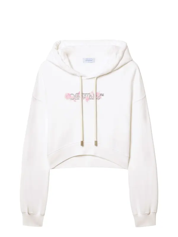 Off-White Bookish Roses Hoodie - White