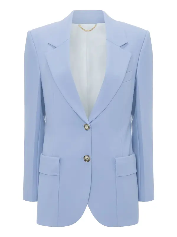 Victoria Beckham Single-breasted Blazer - Blue