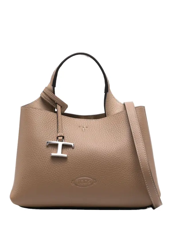 TOD'S Leather Tote Bag - Brown