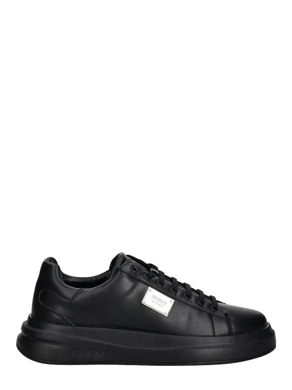 Guess Leather Sneakers - Black