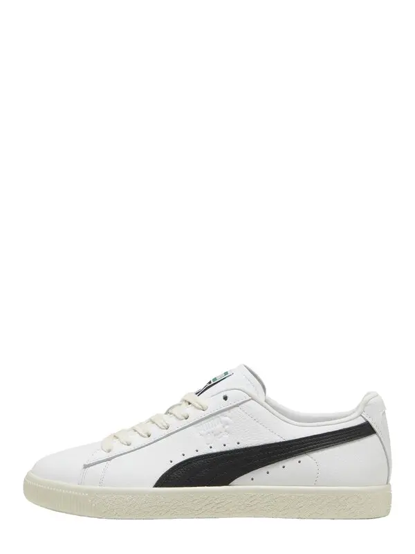 PUMA Clyde Leather Sneakers - White