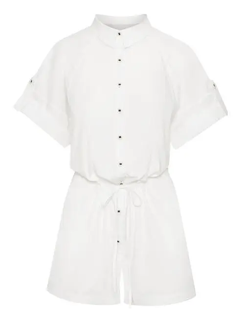 ANSEA The Poplin Summer Suit - White