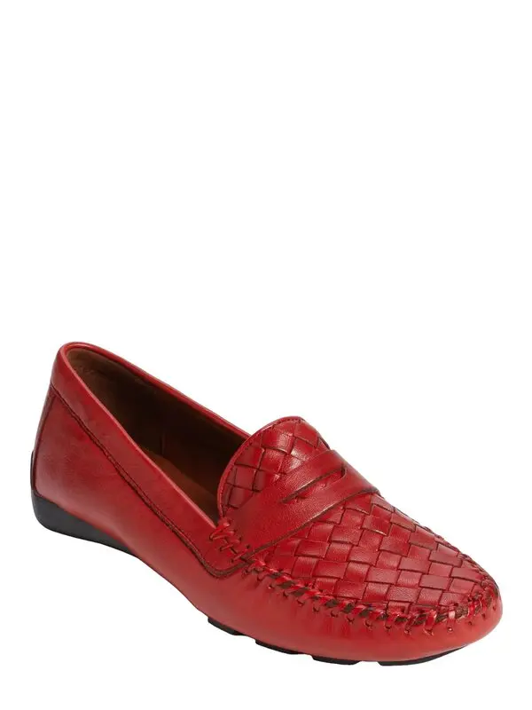Robert Zur Petra Driving Loafer - French Red