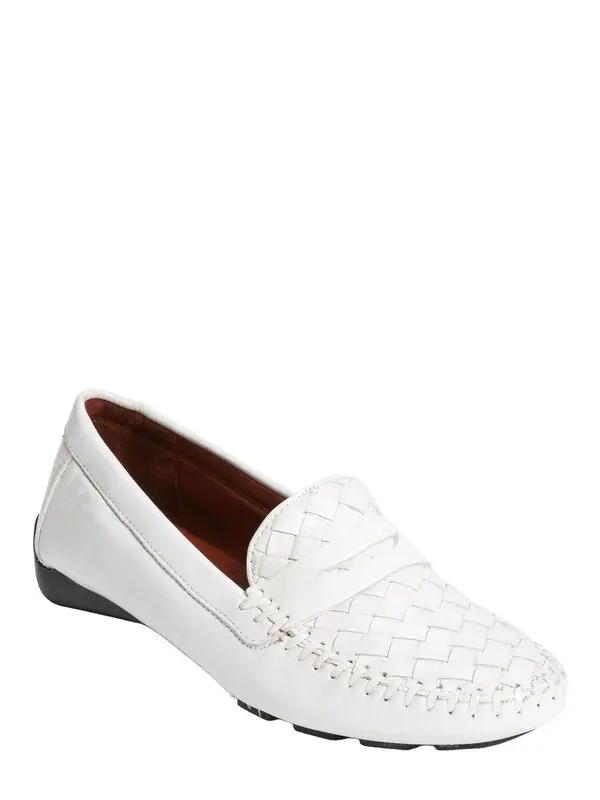Robert Zur Petra Driving Loafer - White Glove