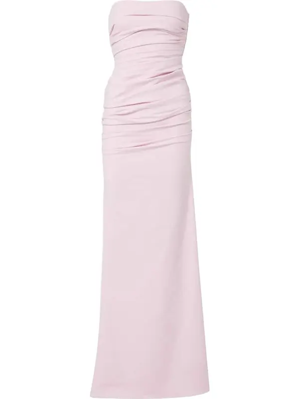 Maticevski Intoxicate Ruched Gown - Pink