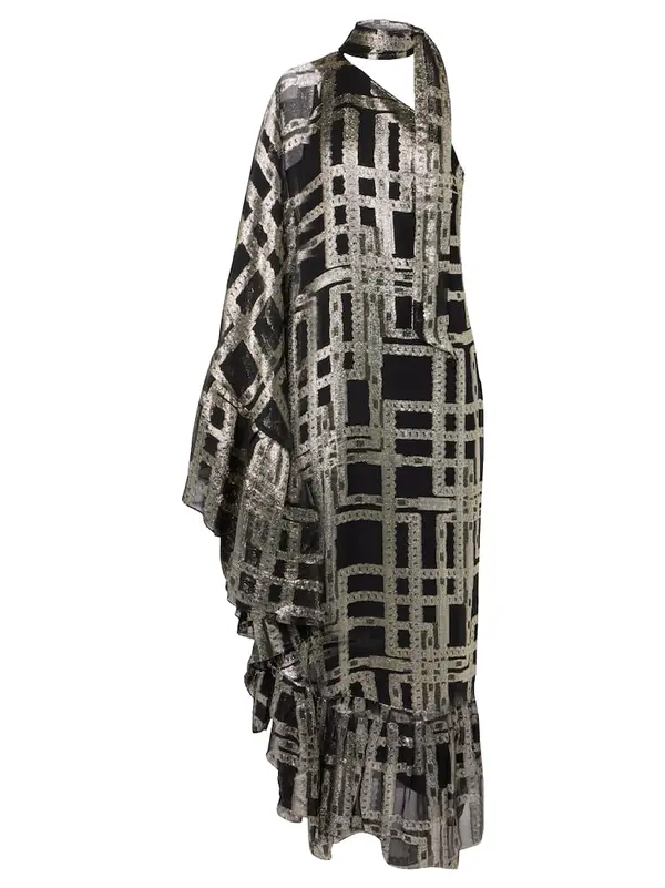 TALLER MARMO Betsy Printed Maxi Dress - Black
