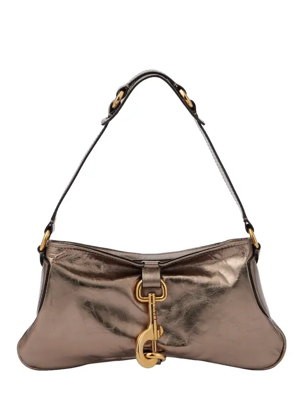 Chloé Kerala 25 Small Leather Shoulder Bag - Grey