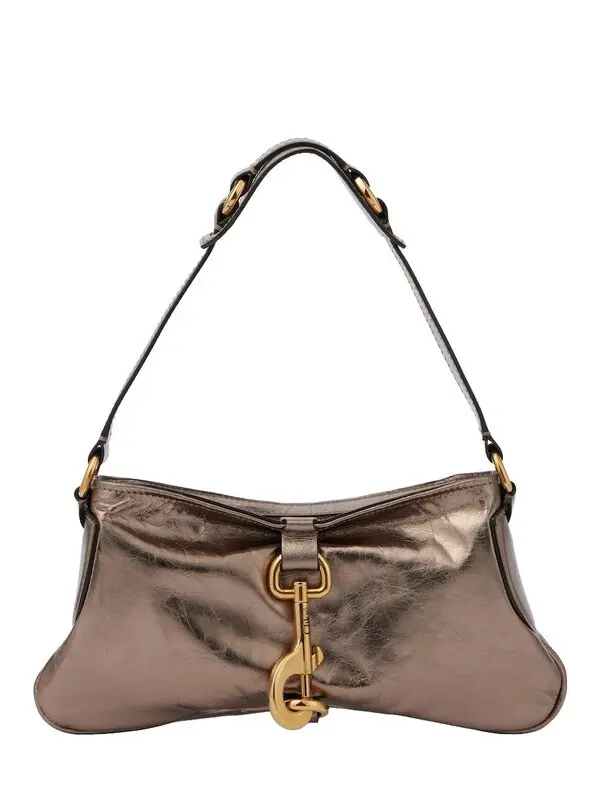 Chloé Kerala 25 Small Leather Shoulder Bag - Grey