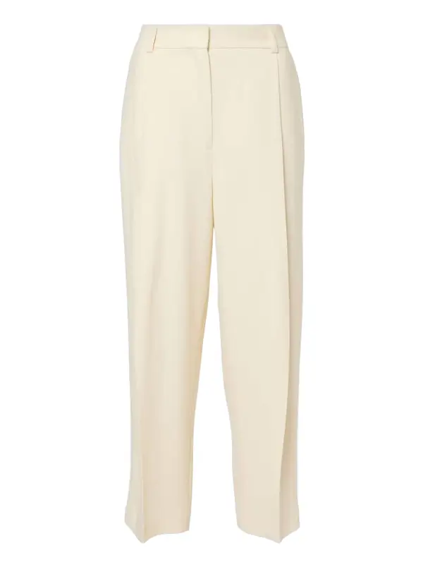 TOTEME Pleated Straight Pants - Yellow