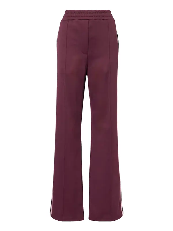 FERRAGAMO Jersey Track Pants - Burgundy