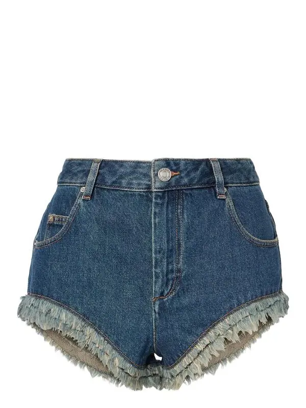 Isabel Marant Étoile Eneidao Denim Shorts - Blue