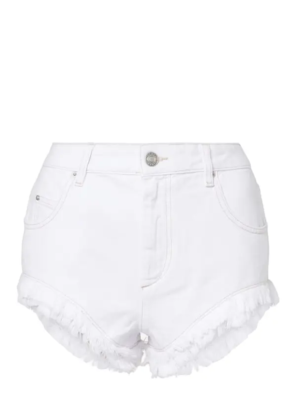 Isabel Marant Eneidao Denim Shorts - White