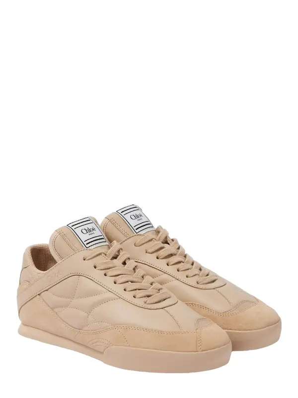Chloé Kick Leather Low-top Sneakers - Pink