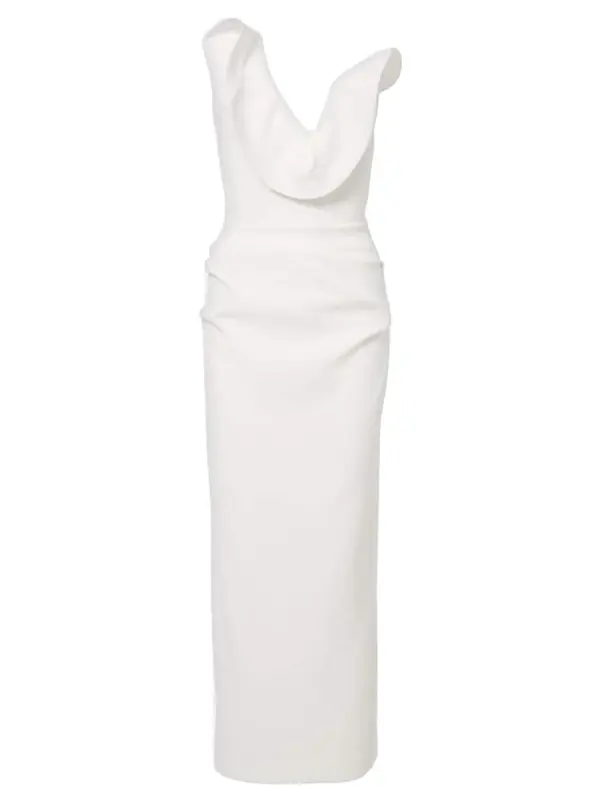 Maticevski Requiem Strapless Crêpe Gown - White