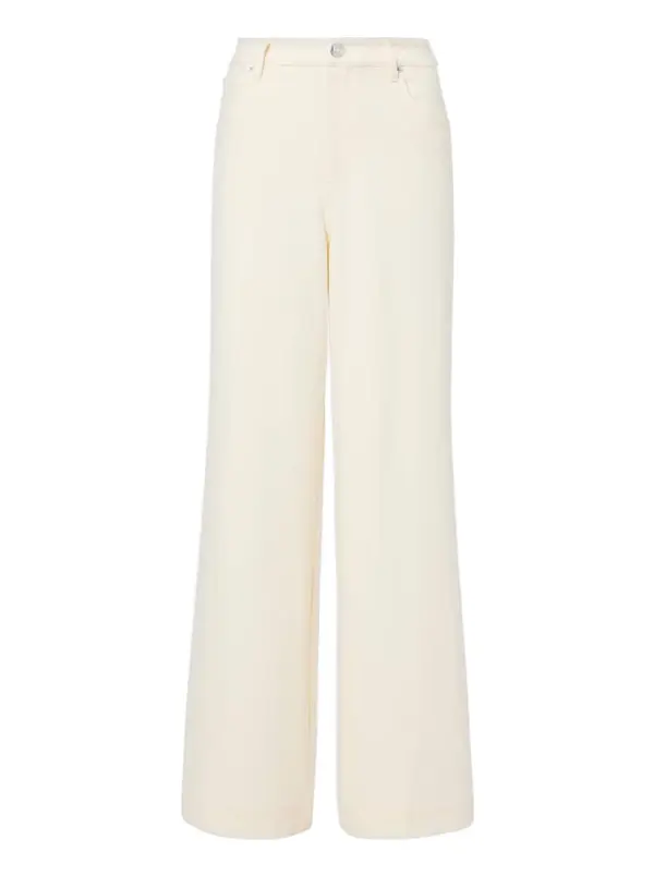 Staud Grayson Wide-leg Pants - White