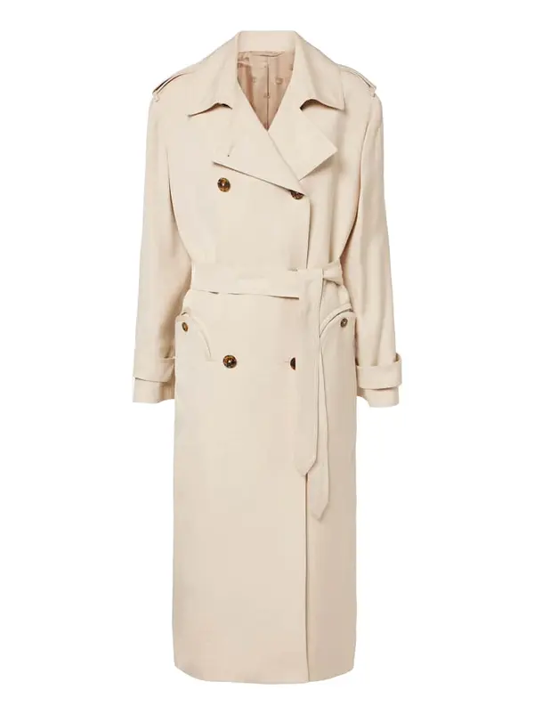 BLAZÉ MILANO Sheena Aseel Coat - White