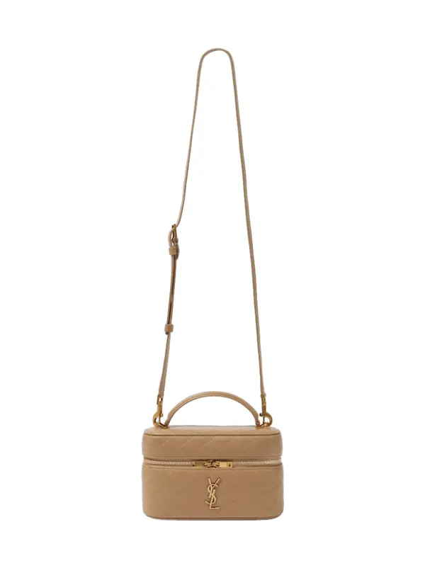 Saint Laurent Gaby Vanity Bag - Brown
