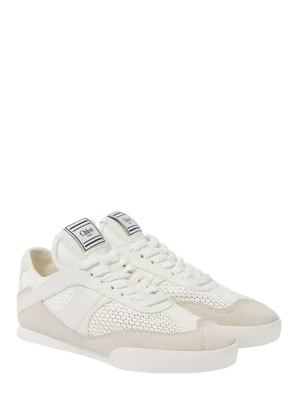 Chloé Kick Leather Low-top Sneakers - White