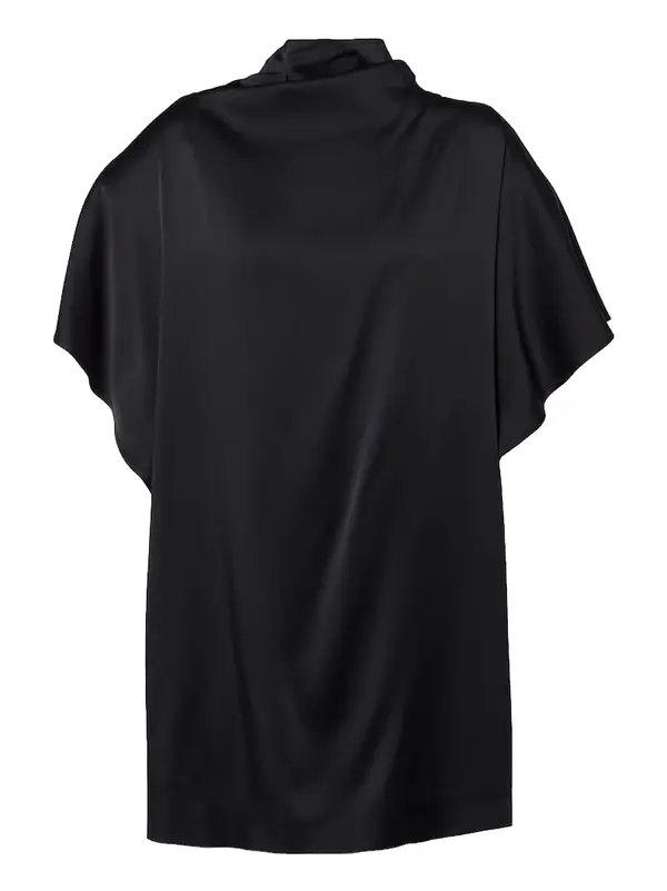 Stella McCartney Draped Minidress - Black