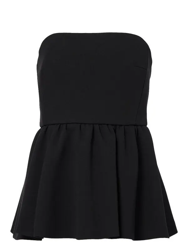 Max Mara Sable Bustier Top - Black