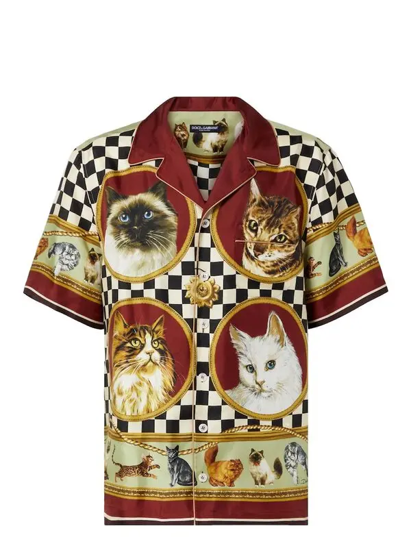 Dolce & Gabbana Silk Twill Shirt - Multicoloured
