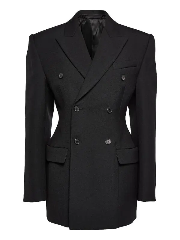 Wardrobe.NYC Wool Blazer - Black