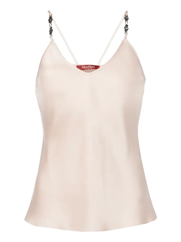 Max Mara Afelio Camisole Top - Beige