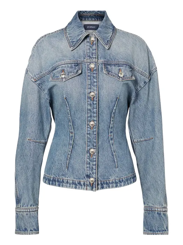 Sportmax Filato Denim Trucker Jacket - Blue
