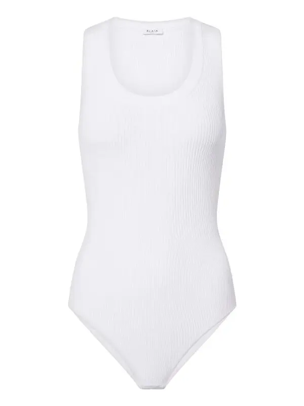 Alaïa Tank Bodysuit - White