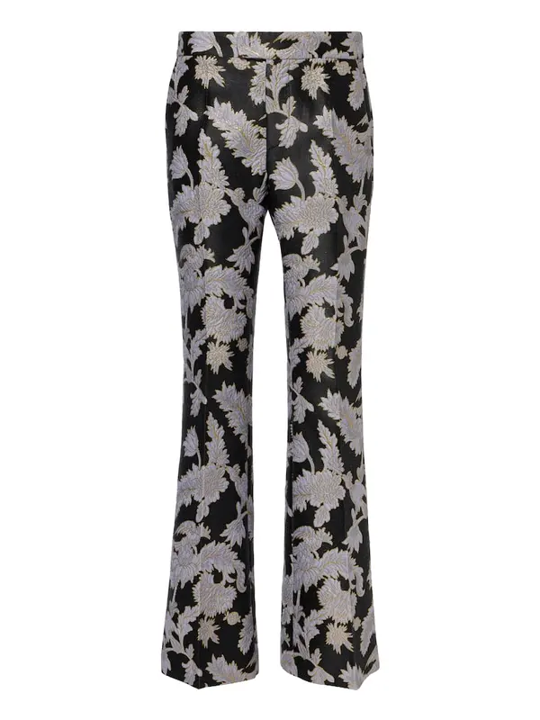 La DoubleJ Saturday Night Bootcut Jacquard Pants - Multicoloured