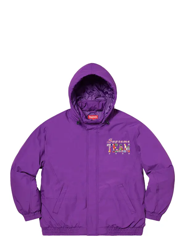 Supreme Team Puffy Jacket - Purple