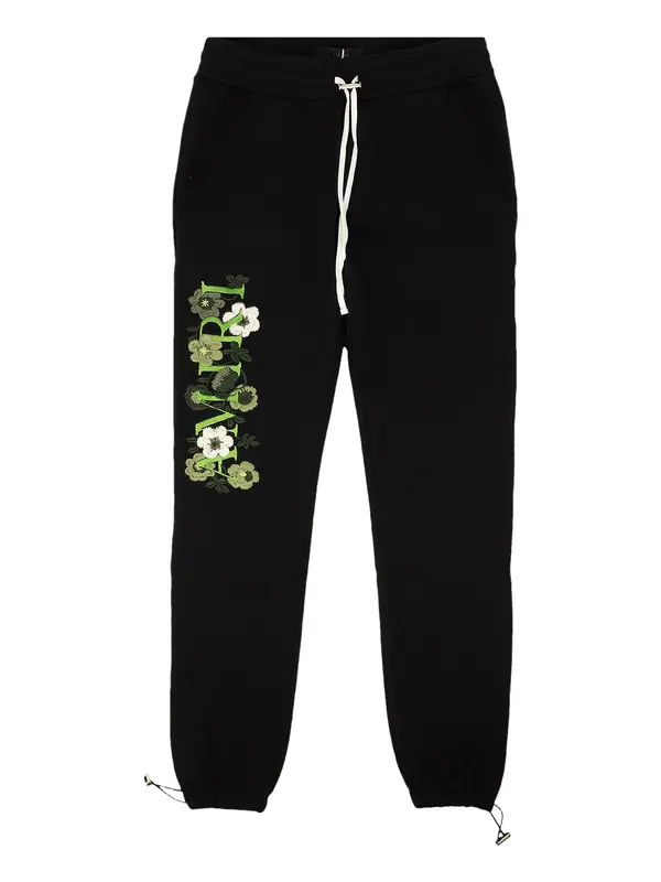 Amiri Flower Track Pants - Black