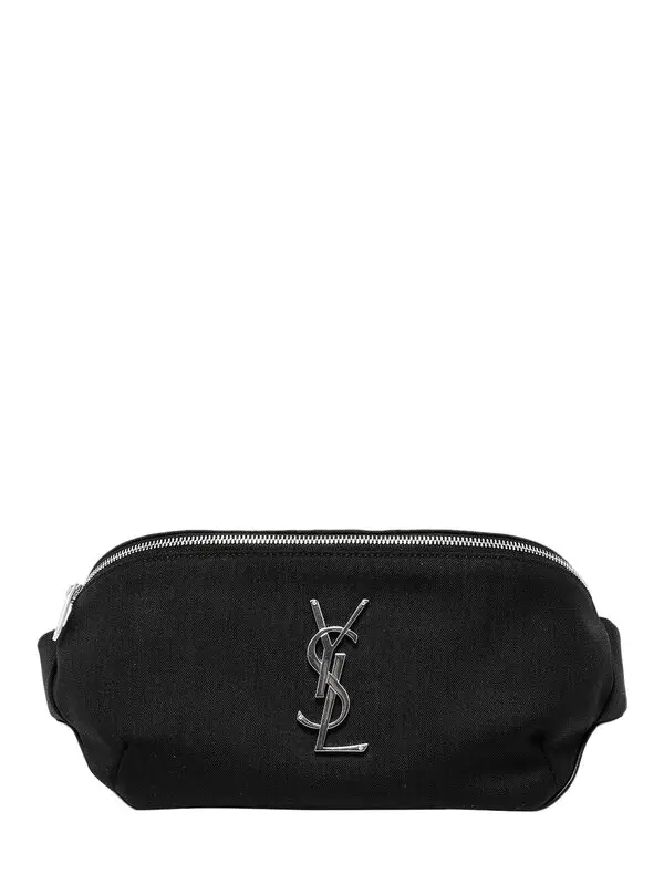 Saint Laurent Classic Monogram Belt Bag - Black