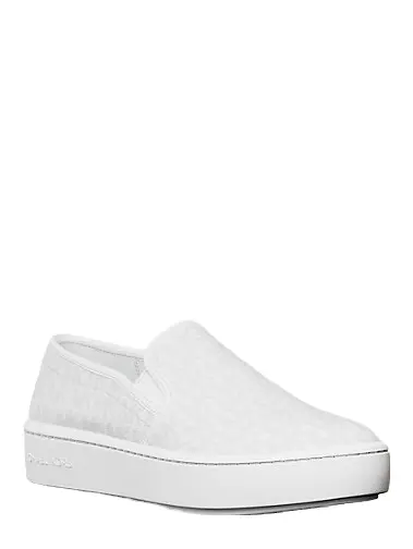 Michael Kors Teddi Signature Logo Sneakers - White