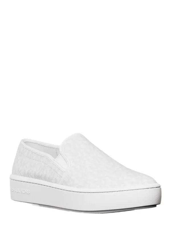 Michael Kors Teddi Signature Logo Sneakers - White
