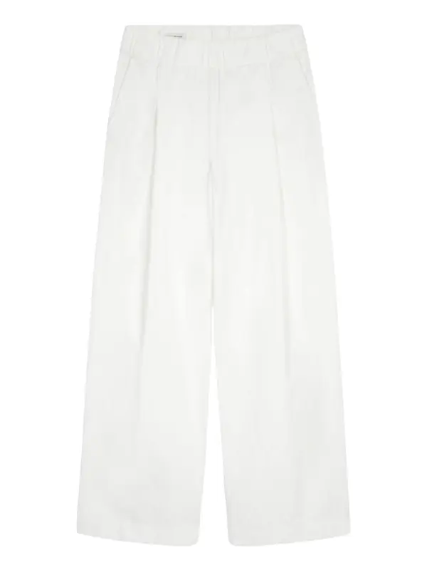 Dries Van Noten Wide-leg Trousers - White