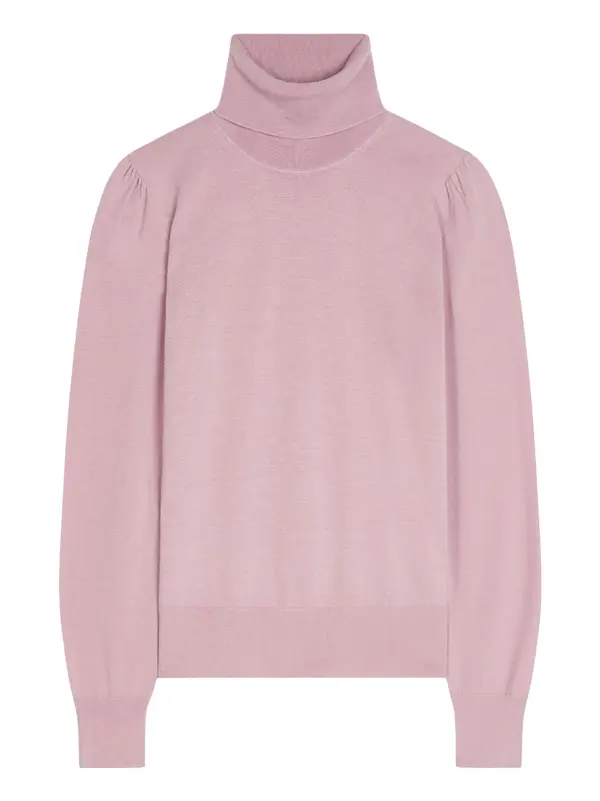 Dries Van Noten Wool Roll Neck Sweater - Pink