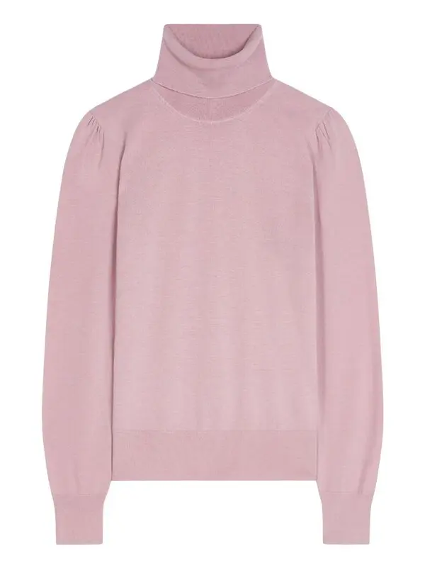 Dries Van Noten Wool Roll Neck Sweater - Pink