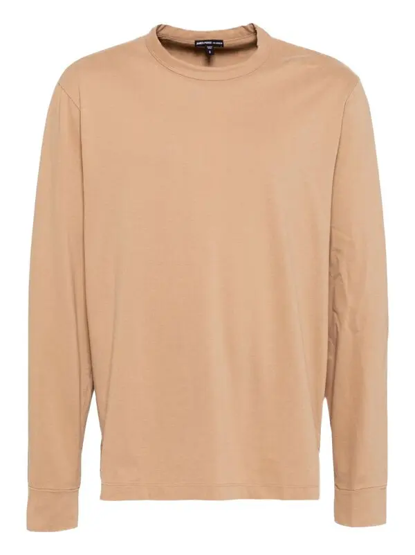JAMES PERSE Heavy Luxe Long-sleeved T-shirt - Brown
