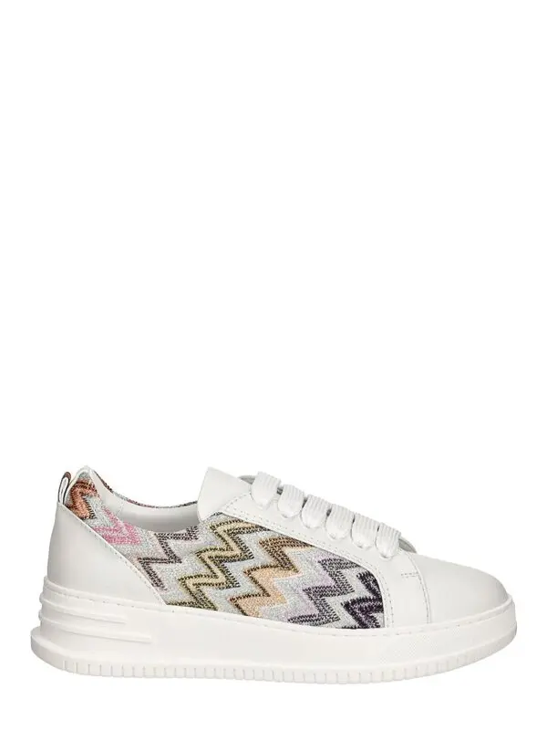 Missoni Zigzag-pattern Sneakers - White
