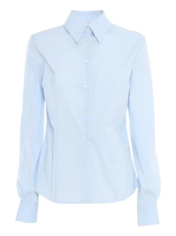 MAZZARELLI Clio Cotton Shirt - Blue