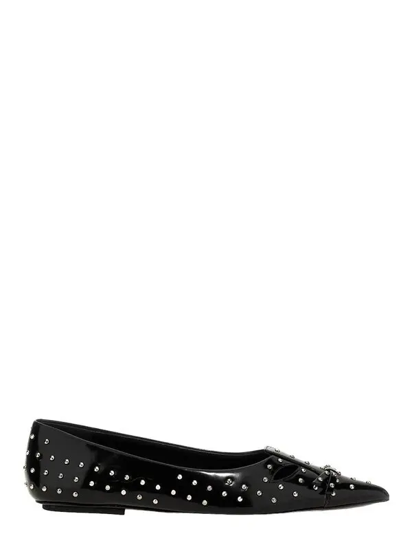 Marc Jacobs The Glam Studs Kat' Ballet Flats - Black