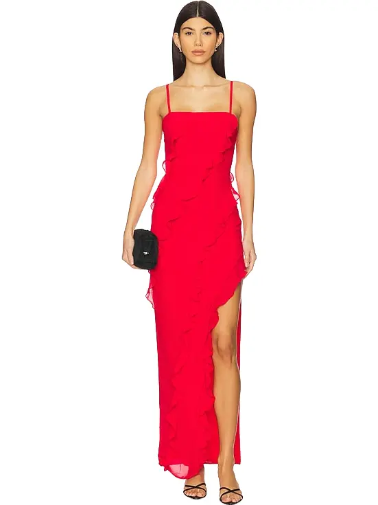 MORE TO COME Cierra Maxi Dress - Red
